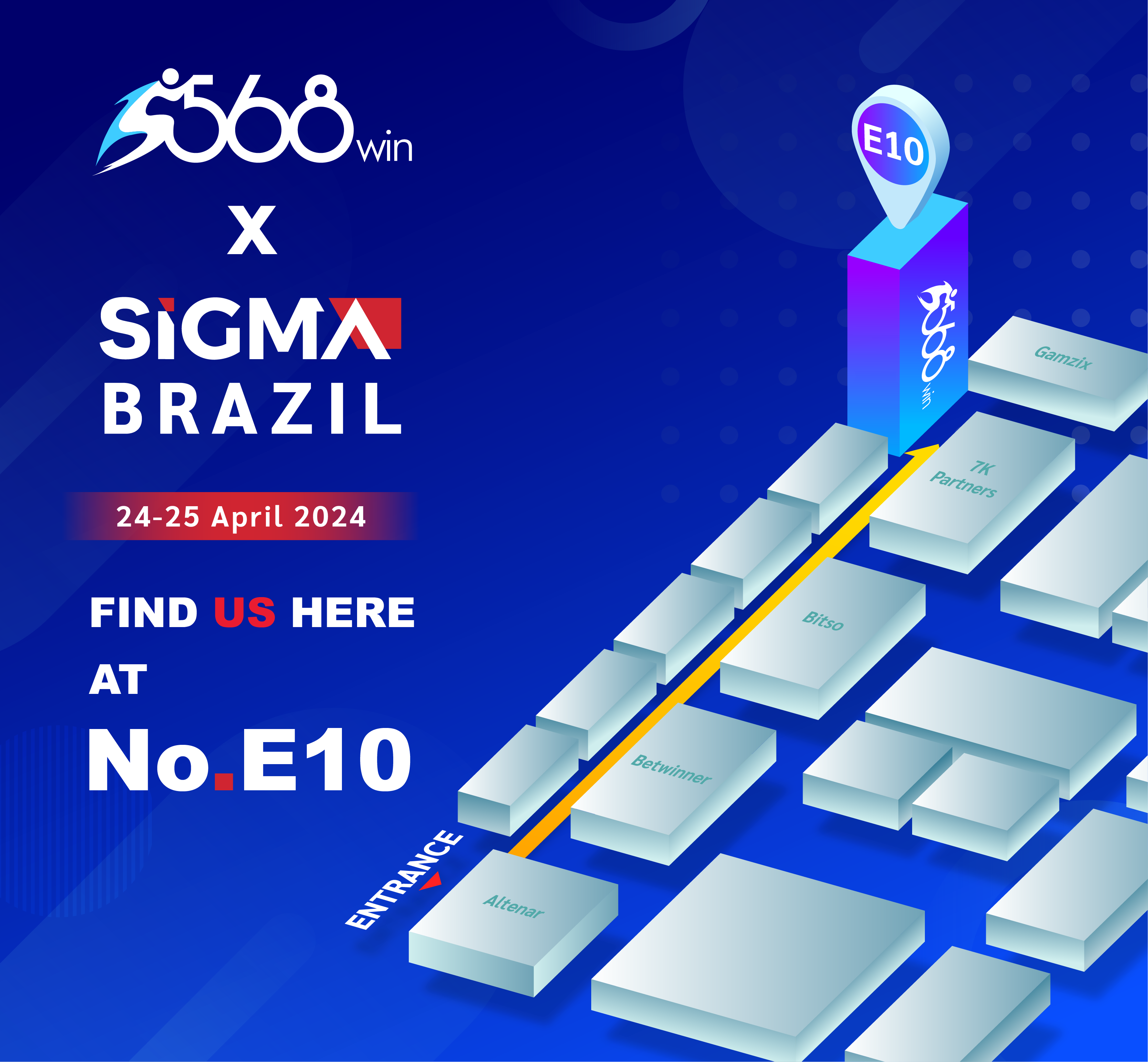 568Win与您相约SiGMA巴西，不见不散!😉 - 东南亚包网第一品牌 利记娱乐 SBOBET